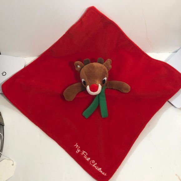 None | Other | Rudolph The Red Nose Reindeer My First Christmas Blanket ...